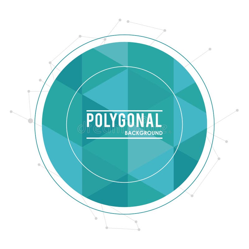 Polygonal Design. Geometric Shape Design. , Vector Illustration Stock ...