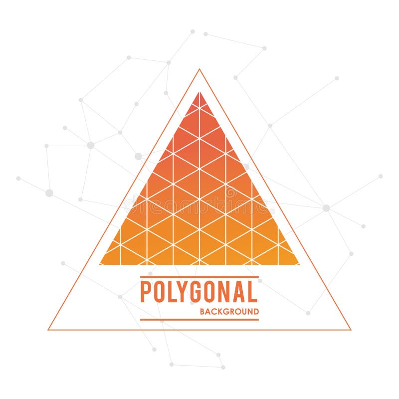 Polygonal Design. Geometric Shape Design. , Vector Illustration Stock ...