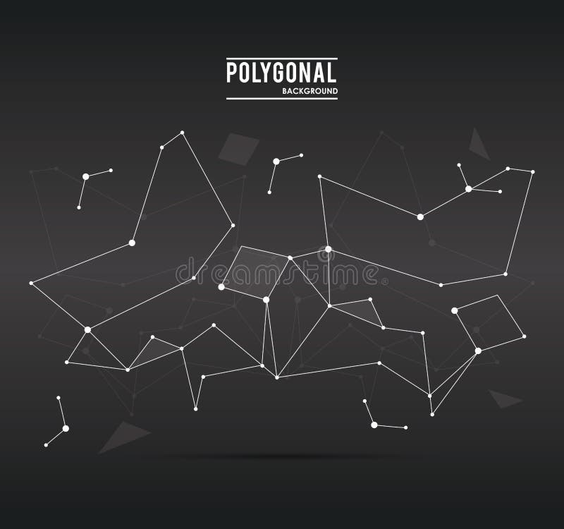 Polygonal Design. Geometric Shape Design. , Vector Illustration Stock ...