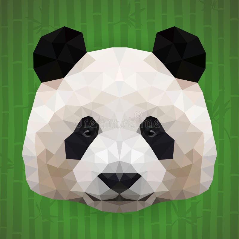 Low Poly Panda Stock Illustrations – 169 Low Poly Panda Stock ...