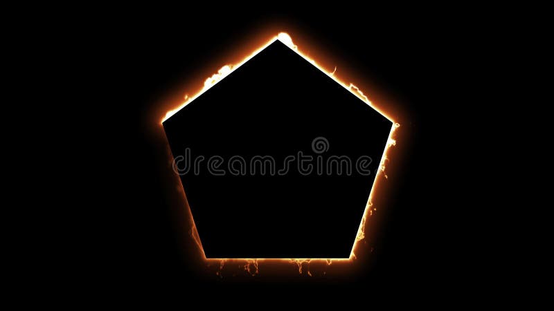 Polygonal Fire Energy stock illustration. Illustration of random ...
