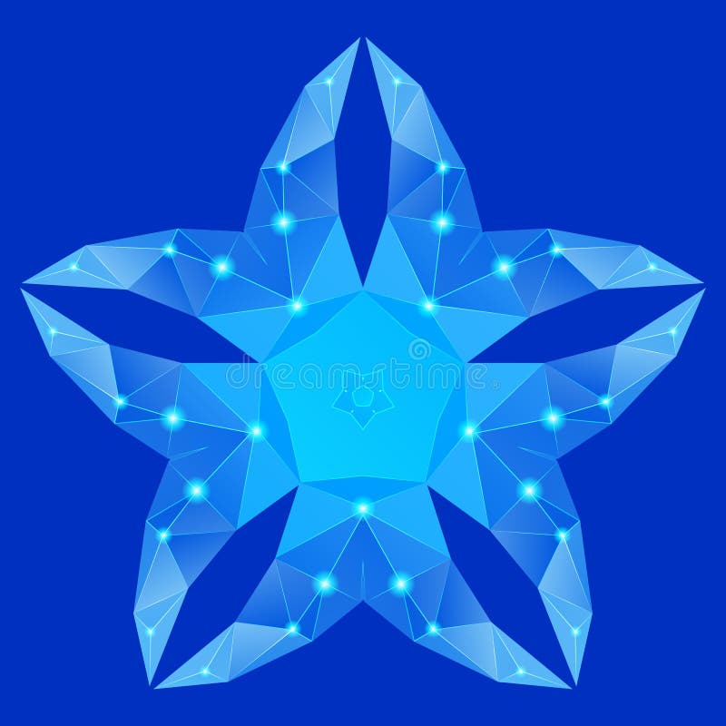 Polygonal Geometric Constellations Stock Vector - Illustration of light ...