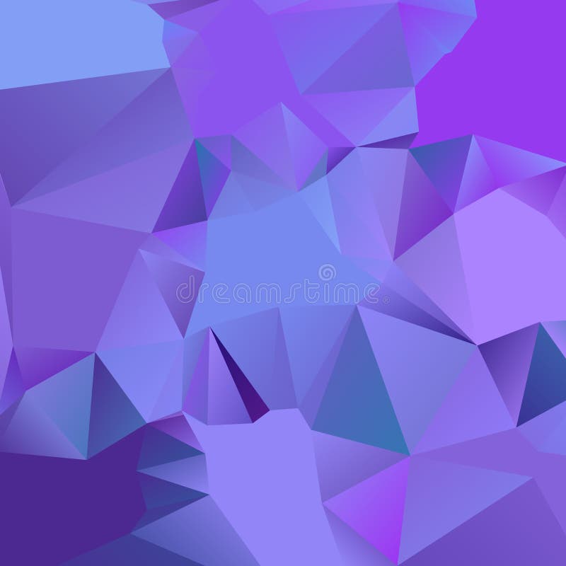 Polygonal Geometric Violet Background. Stock Illustration ...