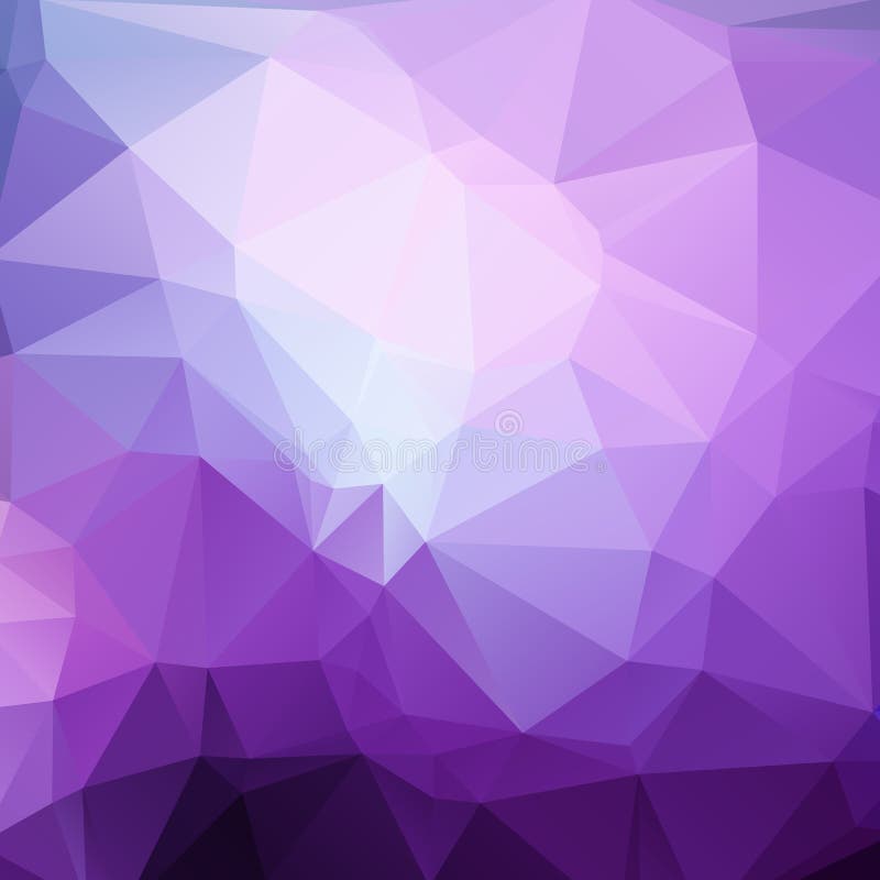 Polygonal Geometric Violet Background. Stock Illustration ...