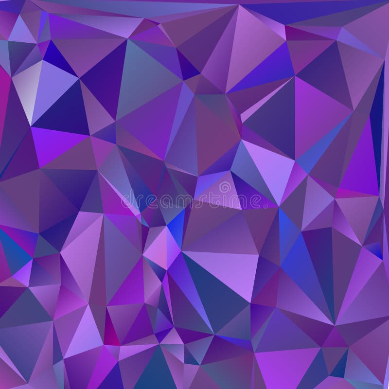 Polygonal Geometric Violet Background. Stock Illustration ...