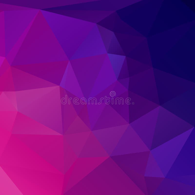 Polygonal Geometric Violet Background. Stock Illustration ...