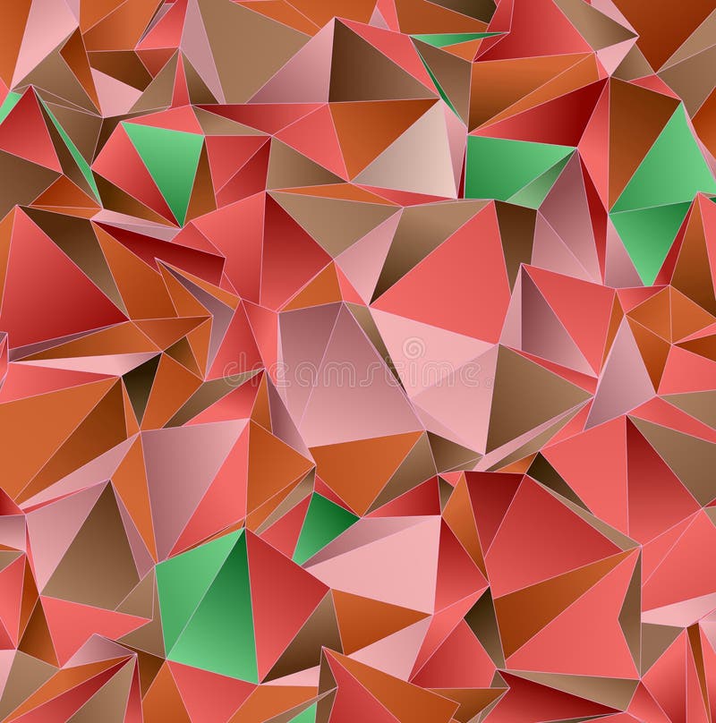 Polygonal Geometrical Texture, 3D Stock Illustration - Illustration of ...