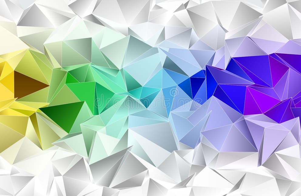Polygonal Geometrical Texture, 3D Stock Illustration - Illustration of ...