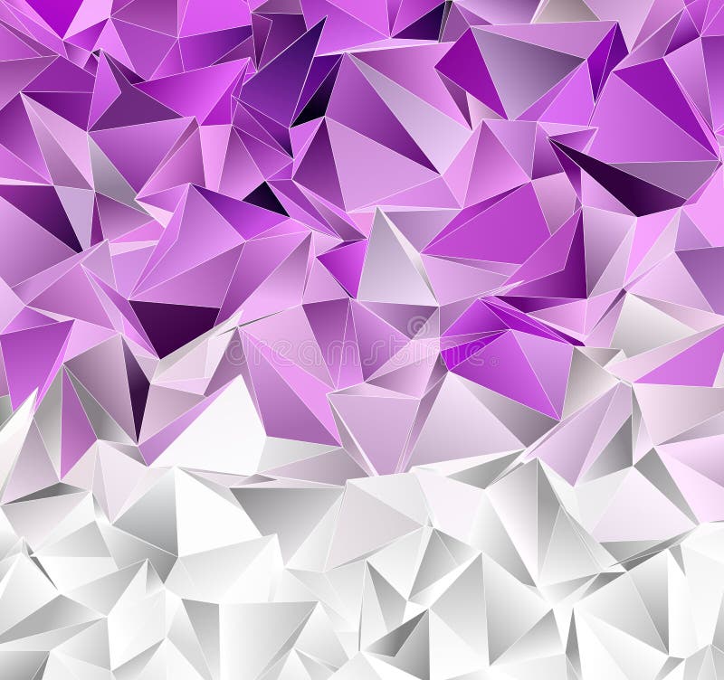 Polygonal Geometrical Texture, 3D Stock Illustration - Illustration of ...