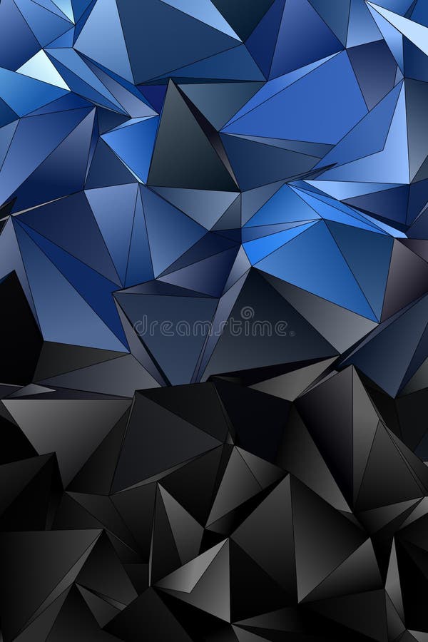 Polygonal Geometrical Texture, 3D Stock Illustration - Illustration of ...