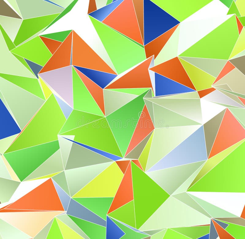 Polygonal Geometrical Texture, 3D Stock Illustration - Illustration of ...