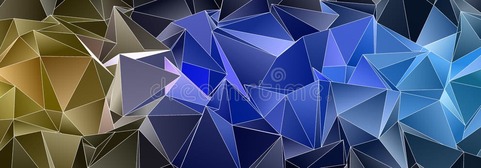 Polygonal Geometrical Texture, 3D Stock Illustration - Illustration of ...