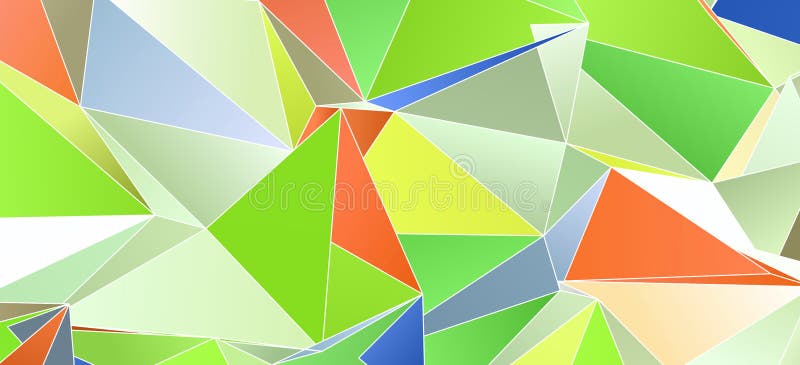 Polygonal Geometrical Texture, 3D Stock Illustration - Illustration of ...
