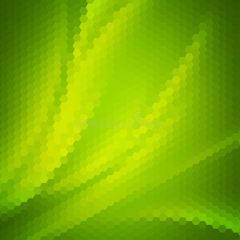 Polygonal Hex Green Gradient for Background. Texture Background. Vector ...