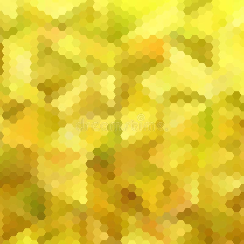 Polygonal Hex Yellow Gradient for Background. Texture Background Stock ...