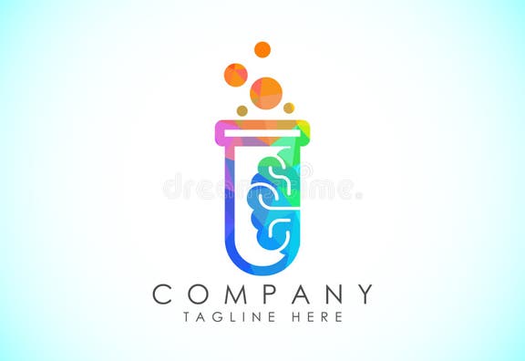 Polygonal Lab Logo Design Vector Template, Low Poly Lab Logo Science ...