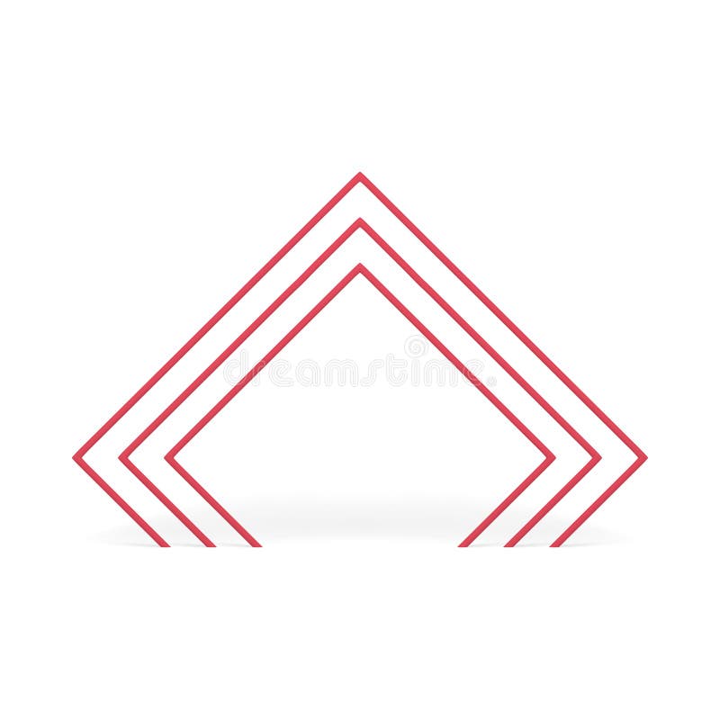 Polygonal Level Corner Arch Angular Column Basic Foundation for ...