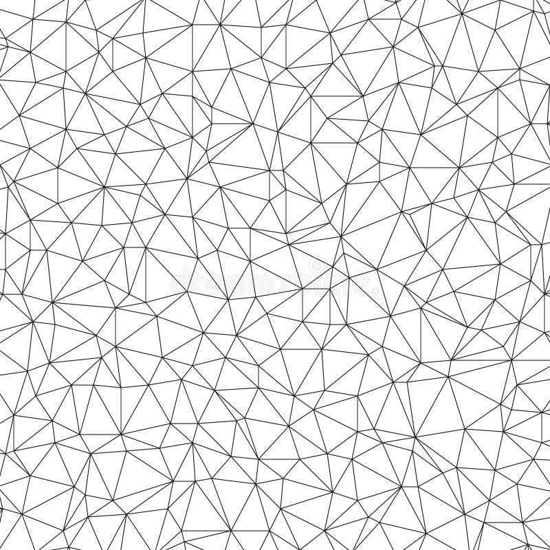 Polygonal linear pattern. stock vector. Illustration of polygonal ...