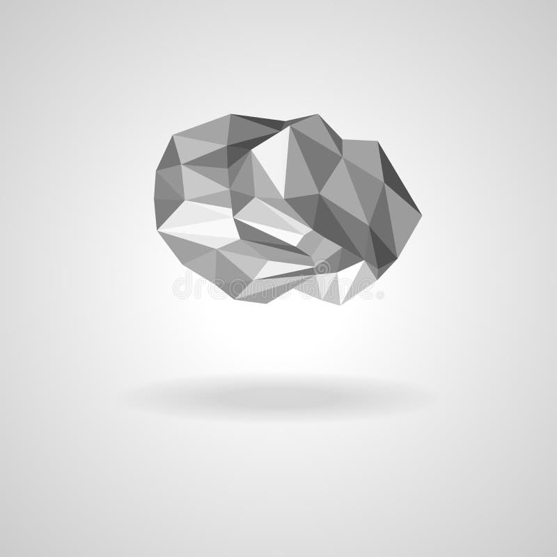 Polygonal Low Poly Cloud Shadow Stock Illustrations – 111 Polygonal Low ...