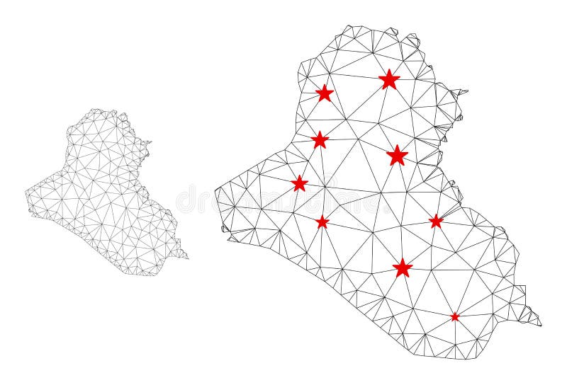 Vector Iraq flag stock vector. Illustration of eastern - 98684786