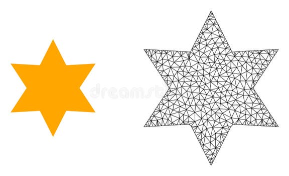 Six Corner Star Stock Illustrations – 150 Six Corner Star Stock ...