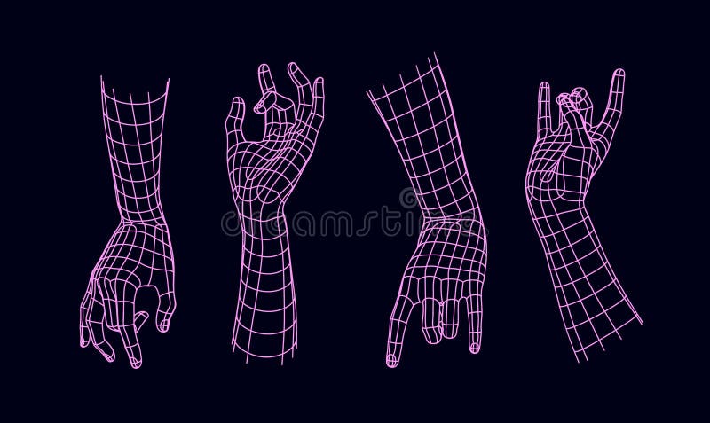Vector hands icons set stock vector. Illustration of index - 34988336
