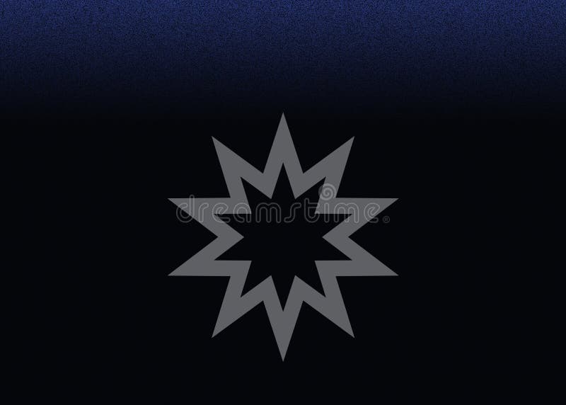 Polygonal Multiple Star Illustration. White Polygonal Multiple Star ...