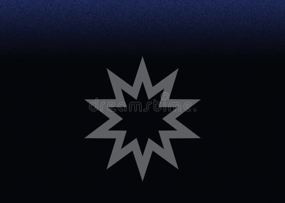 Polygonal Multiple Star Illustration. White Polygonal Multiple Star ...