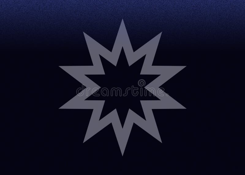 Polygonal Multiple Star Illustration. White Polygonal Multiple Star ...