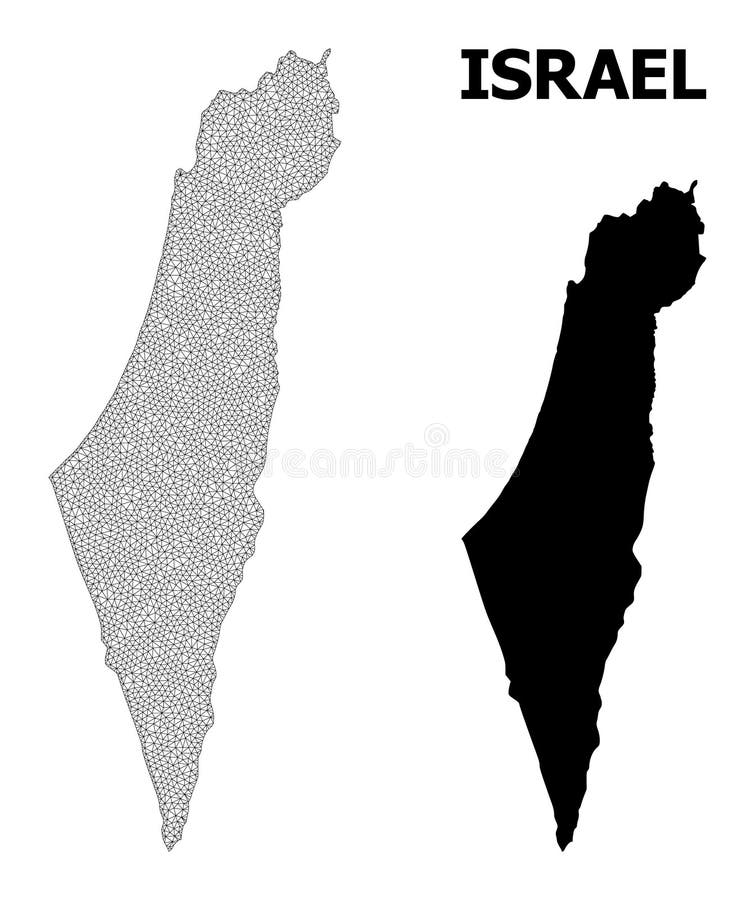 Map of Israel. High Detailed Vector Map - Israel. Stock Vector ...