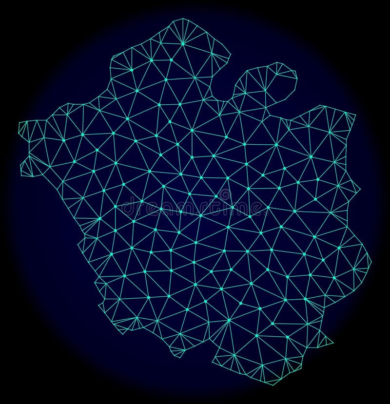 Polygonal Network Mesh Vector Abstract Map of Chandigarh City Stock ... Polygonal Network Mesh Vector Abstract Map of Chandigarh City Stock ...