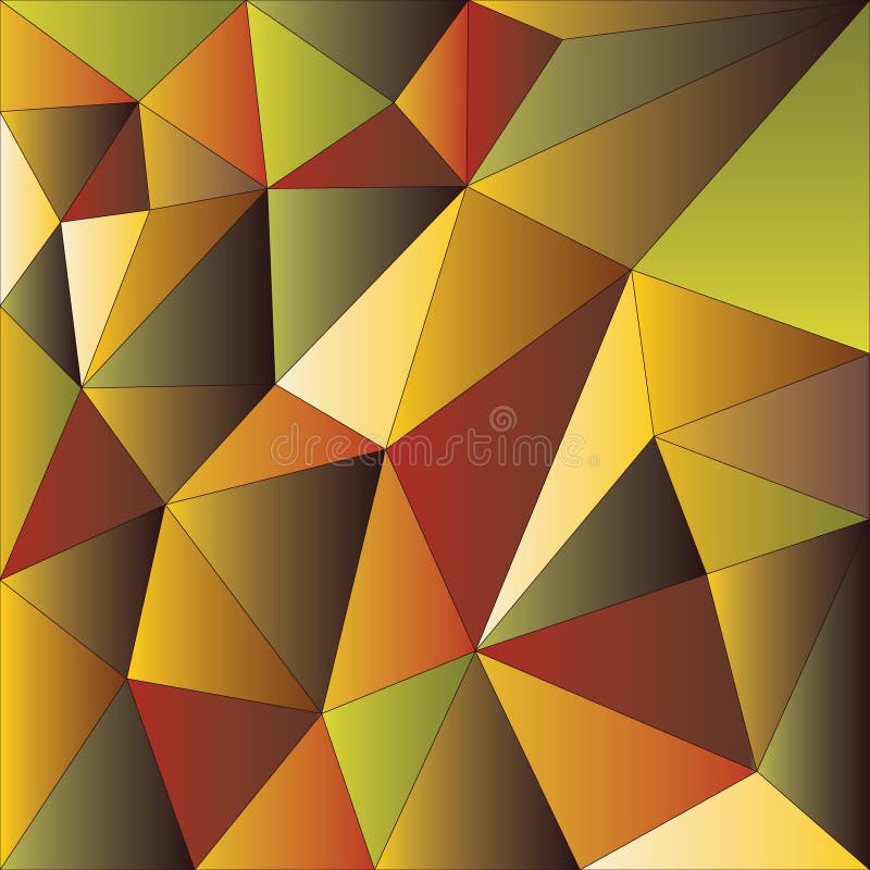 Polygonal Pattern of Triangles Stock Vector - Illustration of angle ...