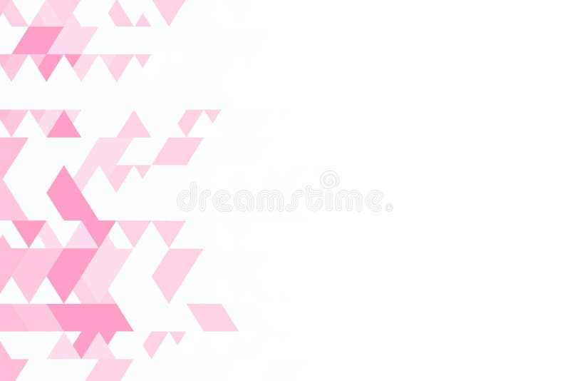 Polygonal Pink Mosaic Background. Abstract Low Poly Vector Illustration ...
