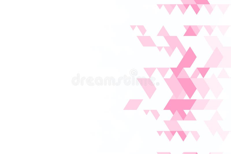 Polygonal Pink Mosaic Background. Abstract Low Poly Vector Illustration ...