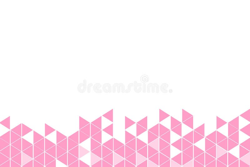 Polygonal Pink Mosaic Background. Abstract Low Poly Vector Illustration ...