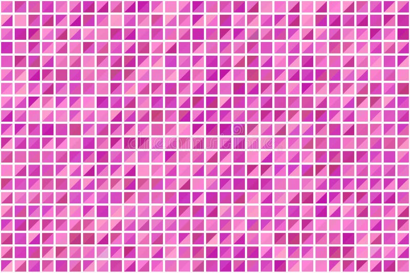 Polygonal Pink Mosaic Background. Abstract Low Poly Vector Illustration ...