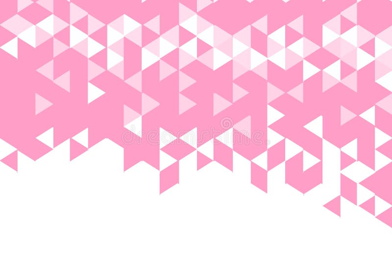 Polygonal Pink Mosaic Background. Abstract Low Poly Vector Illustration ...