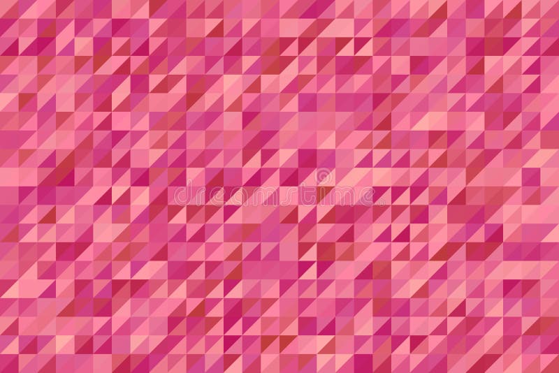 Polygonal Pink Mosaic Background. Abstract Low Poly Vector Illustration ...