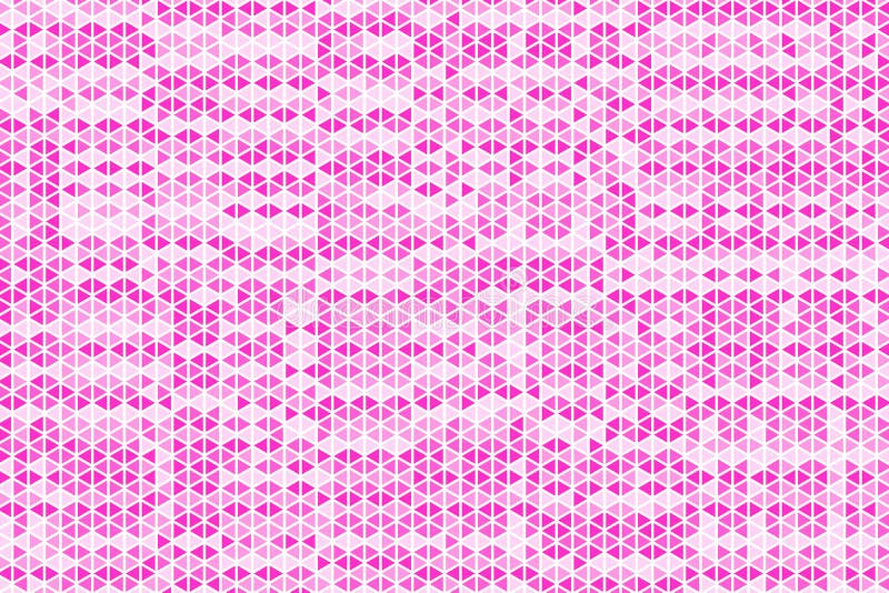 Polygonal Pink Mosaic Background. Abstract Low Poly Vector Illustration ...