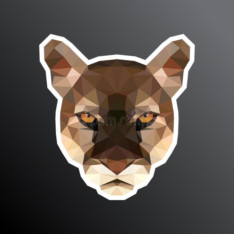 Polygonal rat sticker stock vector. Illustration of animal - 156721812