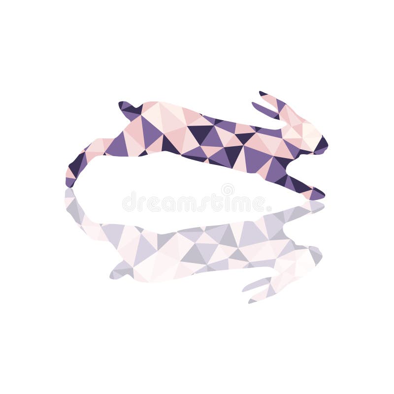 Polygonal Rabbit Background Stock Illustrations – 745 Polygonal Rabbit ...