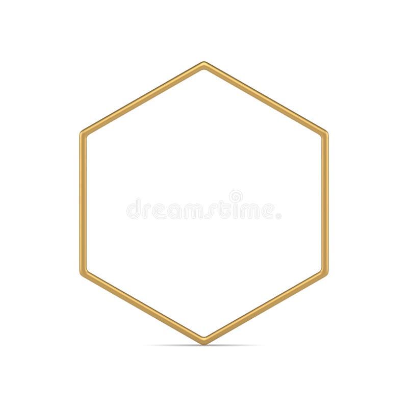 Polygonal Regular Framework Six Side Corner Geometric Shape Math Decor ...