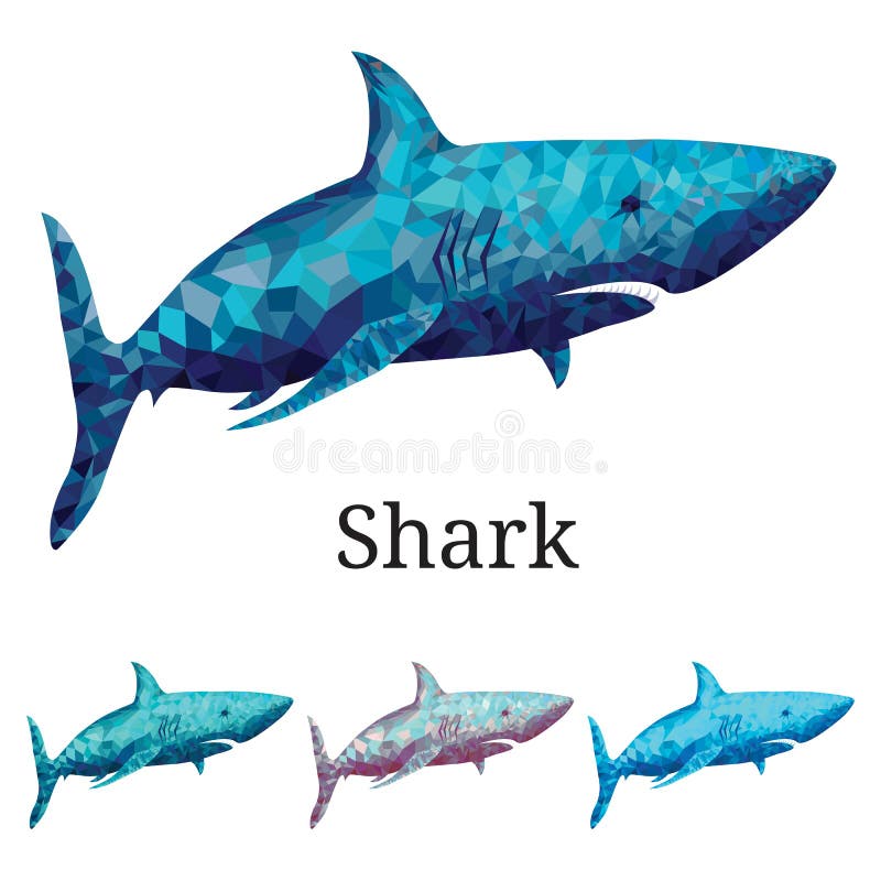 Poly Shark Stock Illustrations – 366 Poly Shark Stock Illustrations ...