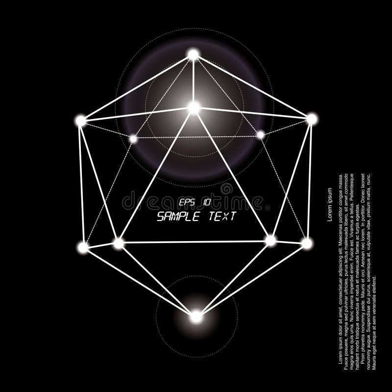 Polygonal sphere stock vector. Illustration of element - 81401040