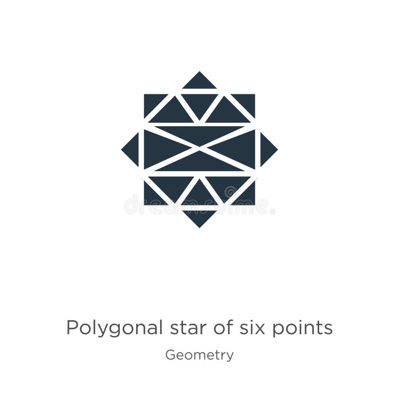 Star of Six Points Icon Vector. Trendy Flat Star of Six Points Icon ...