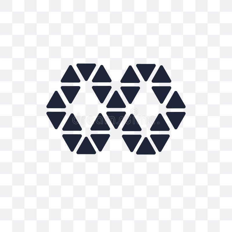 Polygonal Synergy Shapes Transparent Icon. Polygonal Synergy Shapes ...