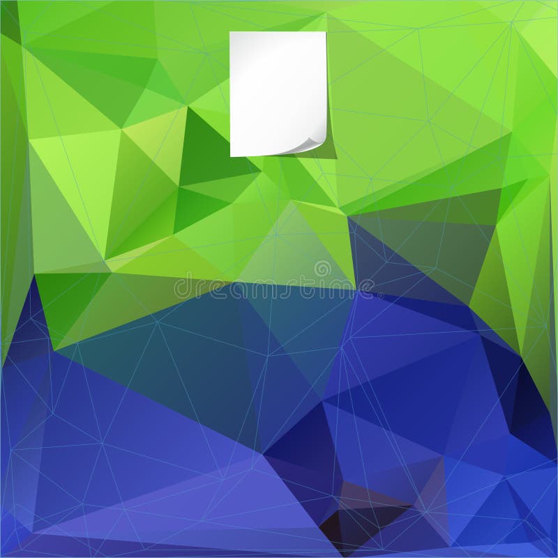 Polygonal Template Background for Design Stock Vector - Illustration of ...