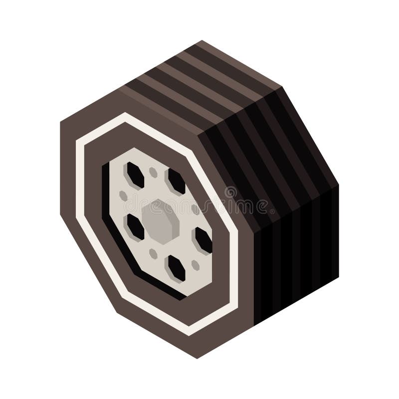Polygonal Tire Isometric Composition Stock Illustration - Illustration ...