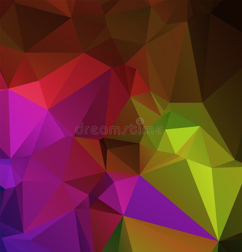 Polygonal Vector Background. Can Be Used in Cover Design, Book Design ...