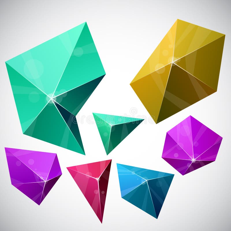 Low Polygonal Elephant Head in Popular Style Stock Vector ...